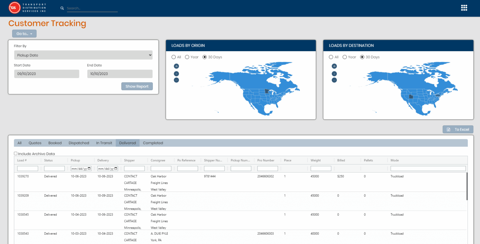 Total Distribution and Logistics Services Overview | TDS Inc